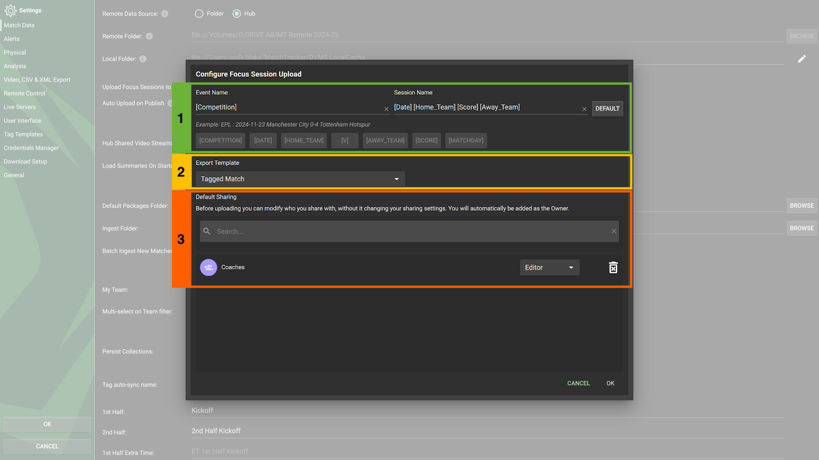 Creating Focus Sessions Directly from MatchTracker – Catapult Pro Video