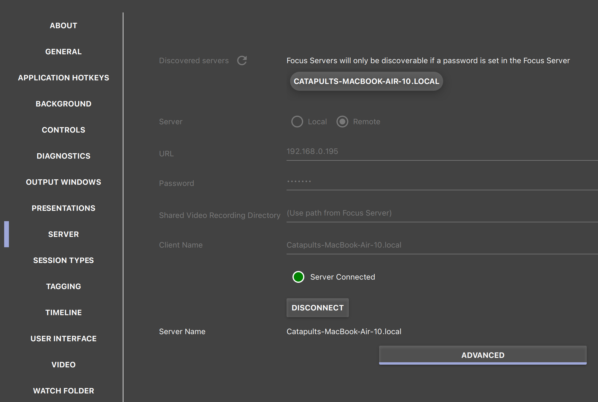 Focus Live Capture - Setup Considerations – Catapult Pro Video