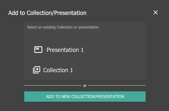 Creating a Collection/Presentation in the Hub – Catapult Pro Video