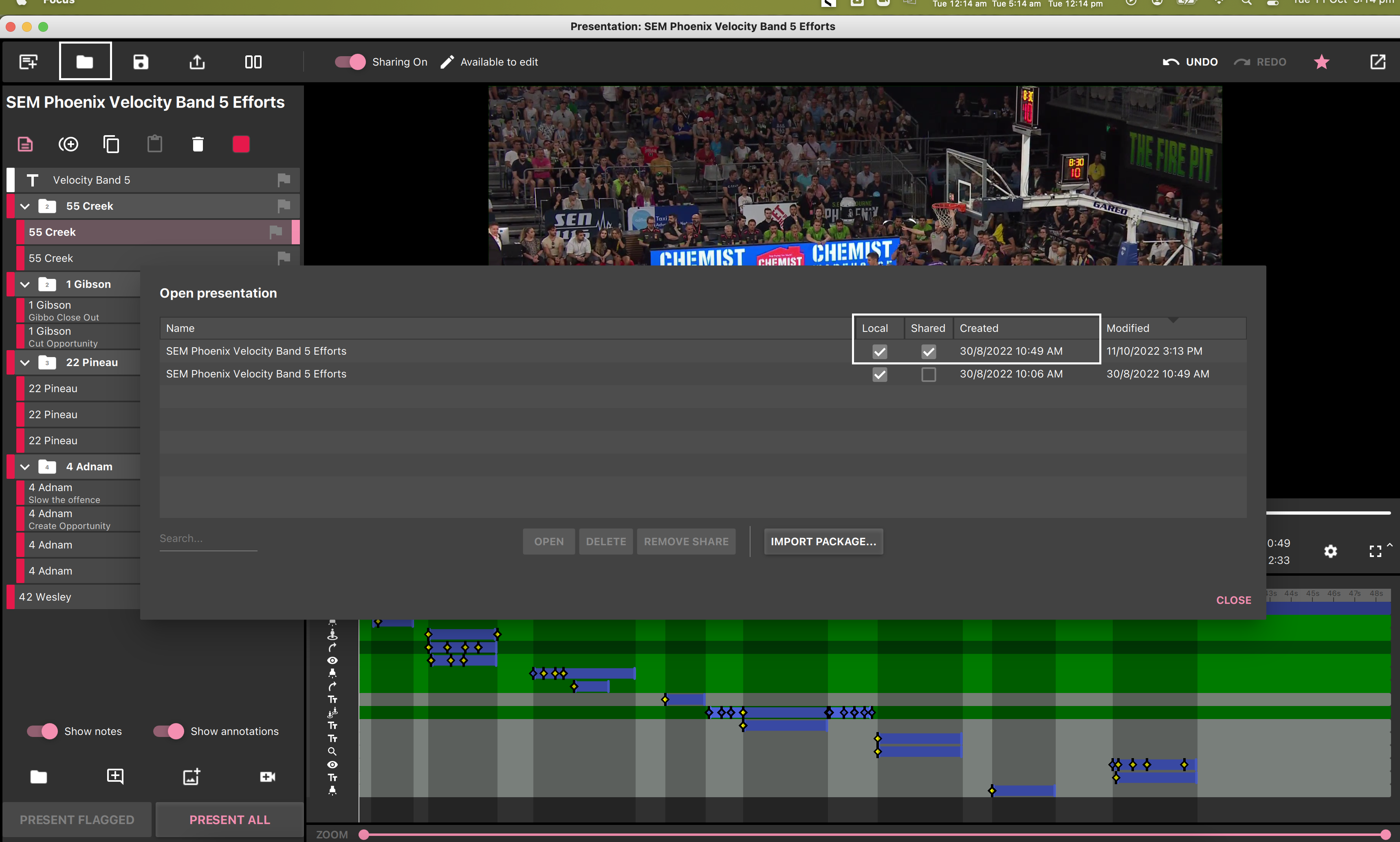 Sharing a Presentation Feature in Focus Client – Catapult Pro Video