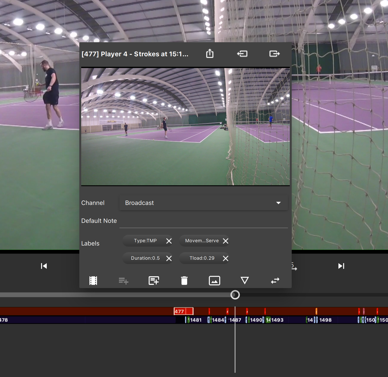 Tag Preview Pop-up – Catapult Pro Video