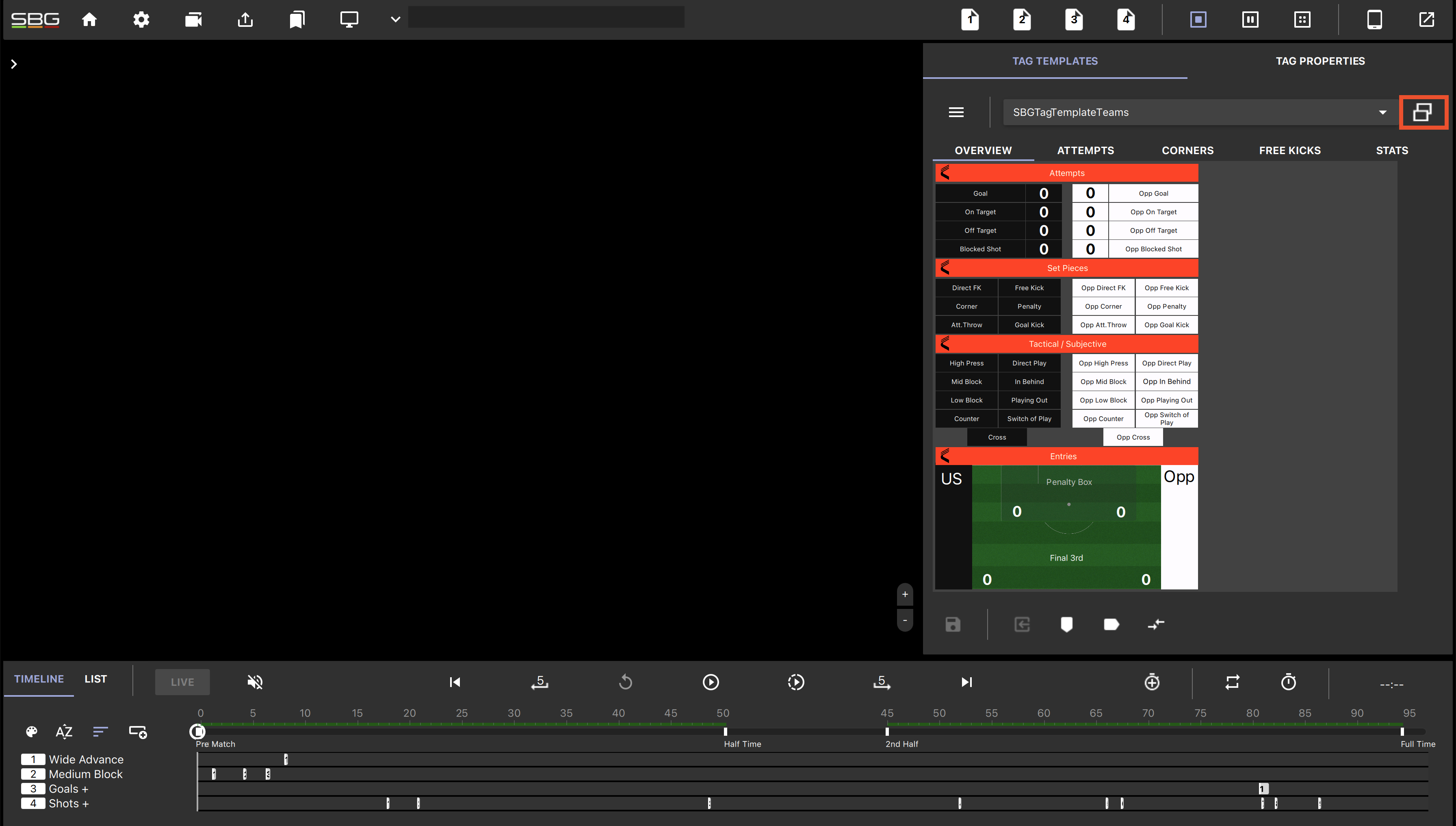 How to Switch between Design and Tagging Mode – Catapult Pro Video
