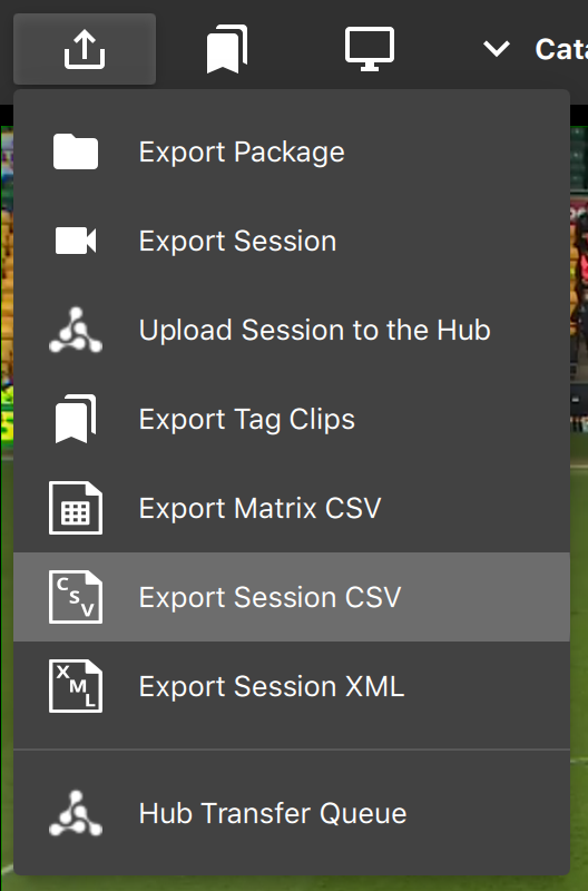 Exporting from the Focus Client – Catapult Pro Video
