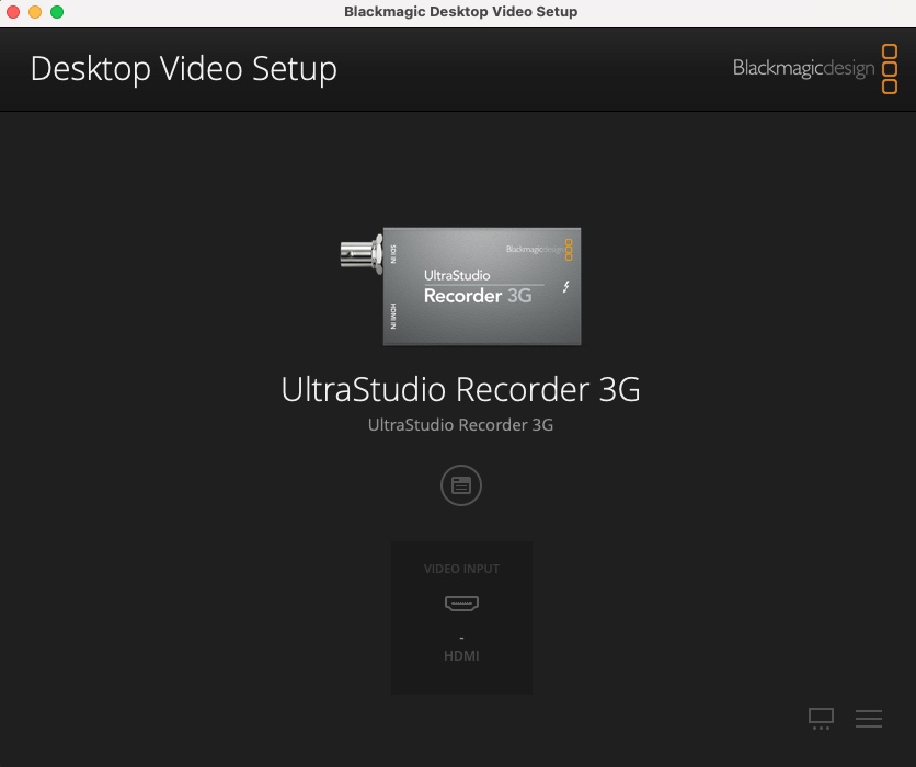 Blackmagic UltraStudio Recorder 3G Device Not Recognized on Mac ...